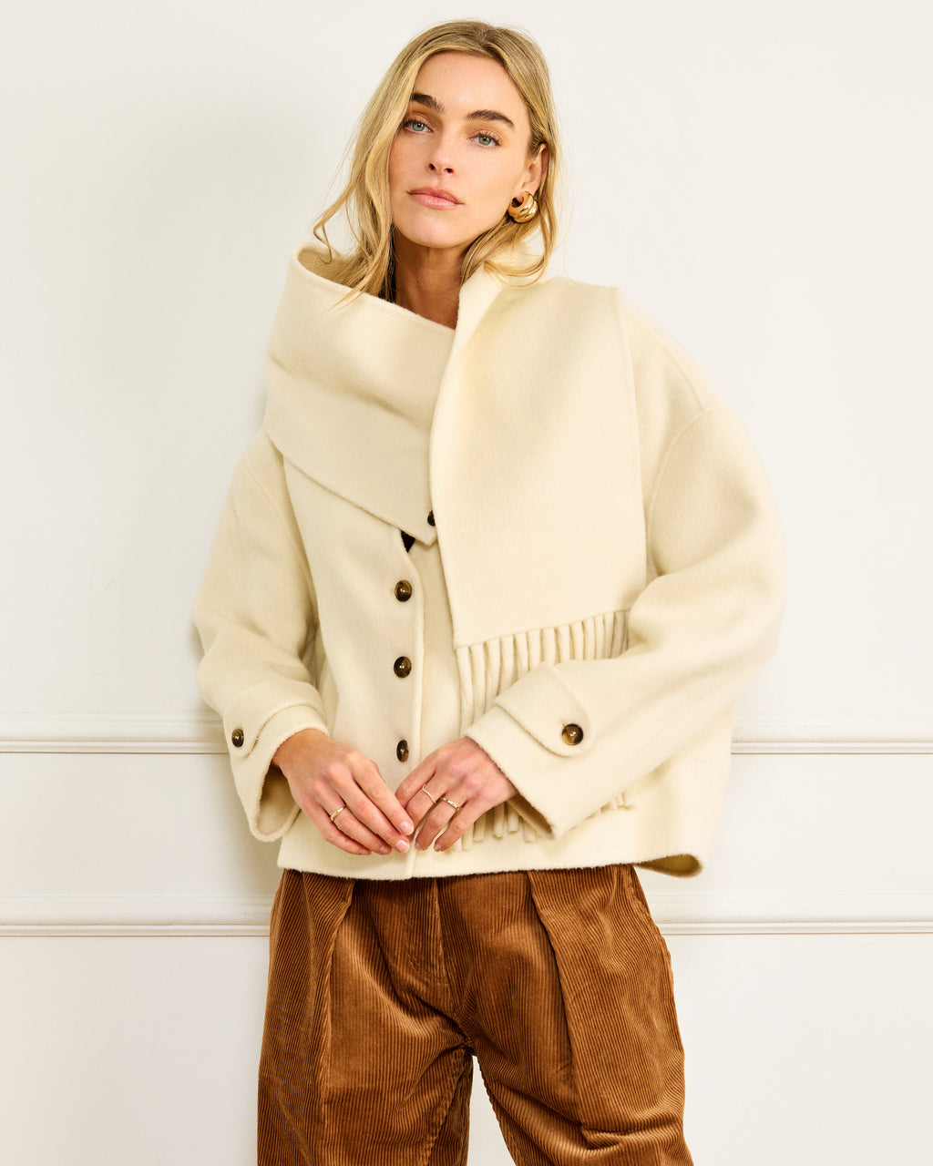 Sofia scarf jacket – Line & Dot
