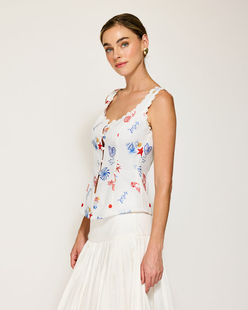 Reeta top – Line & Dot