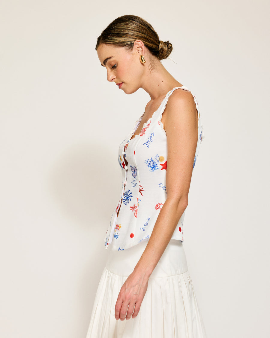 Reeta top – Line & Dot